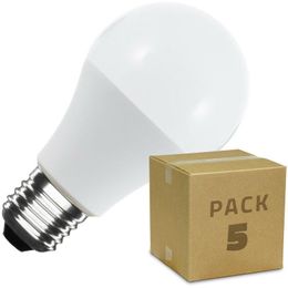LEDKIA 5er Pack LED-Glühbirnen E27 6W 470 lm A60 No Flicker Warmes Weiß 3000K - 3200K 180º