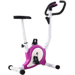 Bonnevie - Heimtrainer mit Riemenantrieb Lila vidaXL202360