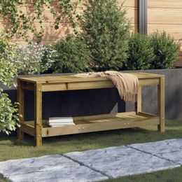 Gartenbank，Parkbank 108x35x45 cm Imprägniertes Kiefernholz vidaXL