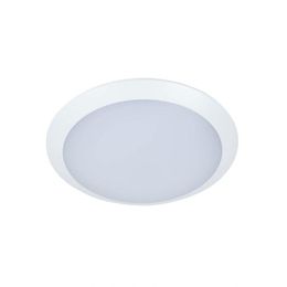 LINDBY - LED-Außendeckenlampe Naira m. Sensor, weiß - weiß (ral 9003), weiß