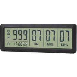 Inkurow Digitaler Countdown-Timer – AY4053-Schwarz Upgrade Große 999-Tage-Countdown-Uhr für Hochzeiten im Ruhestand
