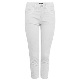 Raffaello Rossi 5-Pocket-Jeans Nenja 6/8 Denim weiß