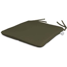 HABITAT ET JARDIN - 2er-Set Kissen 35 x 35 cm, Farbe: Taupe