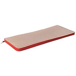 Rechteckiges Kissen im abnehmbaren Wasser -Repellent Polyester 110 x 45 cm - Red - Red