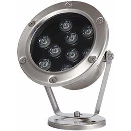 RHAFAYRE LED-Tauchleuchten IP68 Wasserdichter Pool-Scheinwerfer 24 V LED-Unterwasserscheinwerfer Volledelstahl-Farblandschaftsbeleuchtung (Gelbes