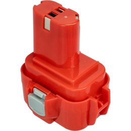 Akku kompatibel mit Makita T221DW, T422D, T422DW Elektrowerkzeug (3300 mAh, NiMH, 9,6 v) - Extensilo