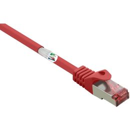 RF-5136974 RJ45 Netzwerkkabel, Patchkabel cat 6 s/ftp 1.00 m Rot mit Rastnasenschutz, verg - Renkforce