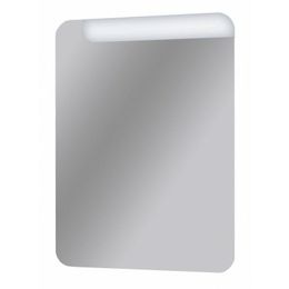 SAN MARCO Hintergrundbeleuchteter Design-Badspiegel mit LED-Ausschnitt 75x55 cm Ohne Touch-Schalter Bluetooth-Kit eingebaut Spiegel ohne Anti-Beschlag