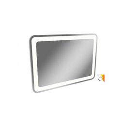 Lanzet Led Spiegel M9 / Badezimmerspiegel mit 3 Helligkeitsstufen / Maße (b x h x t): ca. 100 x 70 x 4,6 cm / hochwertiger Badspiegel mit Sensor /
