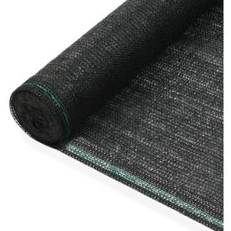 Bonnevie - Tennisblende hdpe 1,8x100 m Schwarz vidaXL423040