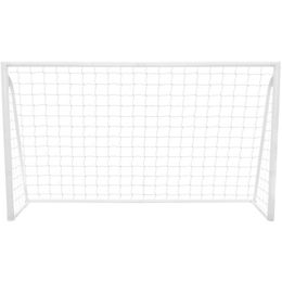 MONSTER SHOP Fußballtor Goal Allwetter Fußballtraining pvc Geknotetes Netz für Garten Park Outdoor Mobil, Leicht zu tragen & aufzubauen mit Klicksystem 5