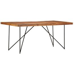 Esstisch,Esszimmertisch,Speisetisch für Wohnzimmer, Esszimmer 180 x 90 x 76 cm Massivholz Akazie AGHDE722974 MAISONCHIC