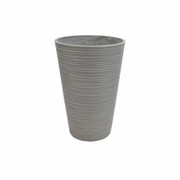 Gardeness - Runde Vase Outdoor -Kegel Tonfasergarten Ø31x46 cm Lantana - Black - Black