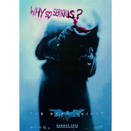 The Dark Knight Poster Why so serious Joker - Heath Ledger - Batman