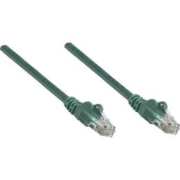 739887 RJ45 Netzwerkkabel, Patchkabel cat 6 s/ftp 1.50 m Grün Folienschirm, Geflechtschir - Intellinet