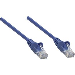 739832 RJ45 Netzwerkkabel, Patchkabel cat 6 s/ftp 0.25 m Blau Folienschirm, Geflechtschir - Intellinet