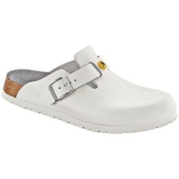 Birkenstock - ESD-Clog Boston, Größe 37, weiß, schmal