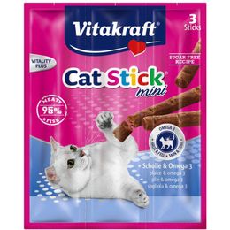 Vitakraft - Katzensnack Cat-Stick mini Scholle & Omega 3 - 3 x 6g