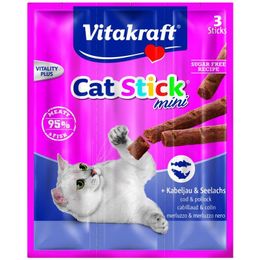Katzensnack Cat-Stick mini Kabeljau & Seelachs - 3 x 6g - Vitakraft