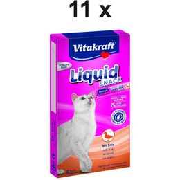 Vitakraft - Katzensnack Cat Liquid Snack Ente - 11 x 90g