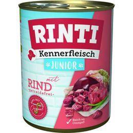 Kennerfleisch Junior Rind 800 g bei Kartonabnahme Nassfutter - Rinti
