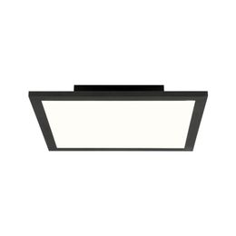 Brilliant Lampe, Buffi LED Deckenaufbau-Paneel 30x30cm sand schwarz, Metall/Kunststoff, 1x 18W LED integriert, (2340lm, 4000K), A+