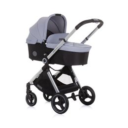 Chipolino Kinderwagen Elite 3 in 1 i-Size Babyschale Sportsitz Babywanne Tasche grau