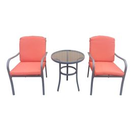 HTI-Living Terrassenmöbel 3-teilig Nonza Orange