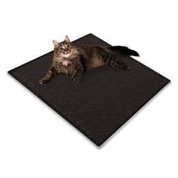 Karat homeliving Sisal-Kratzteppich Für Katzen Schwarz