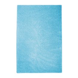 Karat Shaggy Hochflor Teppich Blau