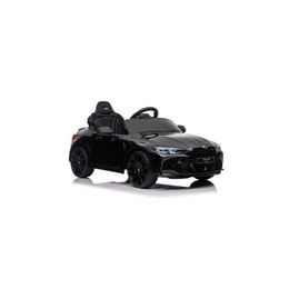 ES-Toys Kinder Elektroauto BMW M4 lizenziert 12V7A Akku 2 Motoren EVA-Reifen MP3 schwarz