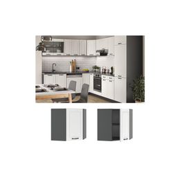 VICCO Eckhängeschrank 57 cm Anthrazit Küchenschrank Hängeschrank Küchenzeile R-Line