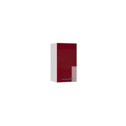 VICCO Hängeschrank 40 cm Bordeaux Hochglanz Küchenschrank Hängeschrank Küchenzeile Fame-Line