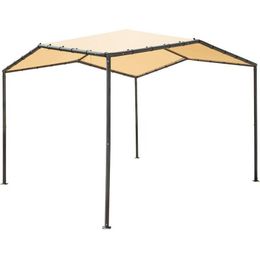 Stahl Pavillon Canopy Pacifica 1010 Beige 317x317x271 cm - ShelterLogic