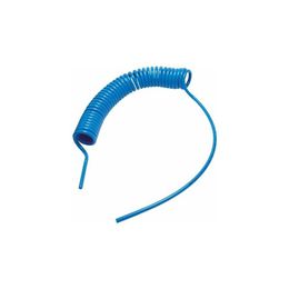 DF ZUBEHÖR Df Zubehör - PUR-Spiralschlauch 12 x 8 mm, blau, 3,0 mtr. Arbeitslänge