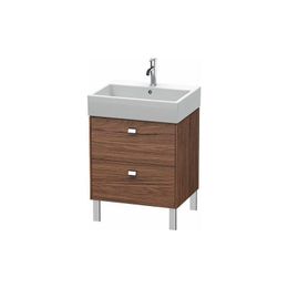 Duravit Brioso Waschtischunterbau stehend 58,4 x 45,9 cm, 2 Auszüge, inkl. Siphonausschnitt und Schürze, für Waschtisch Vero Air 235060, Farbe