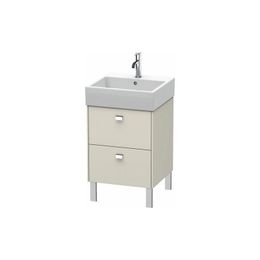 Duravit Brioso Waschtischunterbau stehend 48,4 x 45,9 cm, 2 Auszüge, inkl. Siphonausschnitt und Schürze, für Waschtisch Vero Air 235050, Farbe