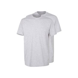 Götzburg GÖTZBURG Unterziehshirt GÖTZBURG Herren T-Shirt grau uni 2er Pack (2-St)