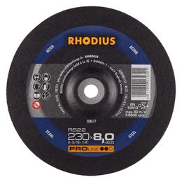 Rhodius Abrasives - rhodius RS22, 10 Stück, 230 x 8,0 mm, Schruppscheibe