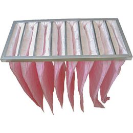 Taschenfilter für Klima- und Lüftungsanlagen - Filter F7, 59,2 x 29,5 x 59,2 cm, Rosa - vhbw