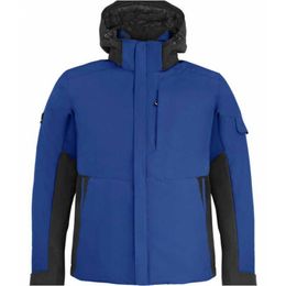 FHB - georg Arbeitsjacke Primaloft, royalblau-schwarz, Gr. l - royalblau/schwarz