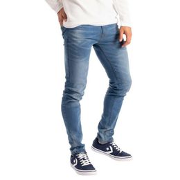 BlauerHafen Slim-fit-Jeans Herren Slim Fit Jeanshose Stretch Designer Hose Super Flex Denim Pants 2 Seitentaschen