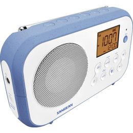 Sangean - PR-D12 bt Tischradio mw, ukw Bluetooth® Weiß, Blau