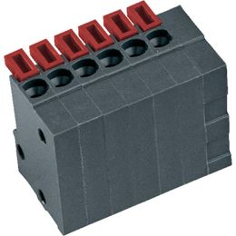 PCE Ptr Hartmann 54791070421E Federkraftklemmblock 0.75 mm² Polzahl (num) 7 Basalt-Grau 1 St.