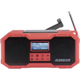 Dr 112 Outdoorradio dab+, ukw Notfallradio, usb, Bluetooth® Akku-Ladefunktion, Handkurbel, - Albrecht