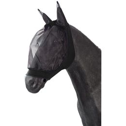 Pfiff - Fliegenmaske für Pferde - schwarz - Pony