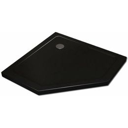 ALPHABAD 50 mm Duschtasse für poligo 90 x 90 (schwarz) - Schwarz