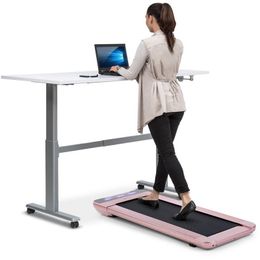 Workspace Go Laufband, 350 w, 0,8 - 6 km/h, 11 cm Höhe - Zartes Rosa - Capital Sports