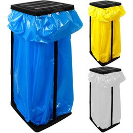 3x Müllsackständer für Müllsäcke 60L 3fach höhenverstellbar Müllsackhalter Abfallbehälter Müllbeutelhalter - Deuba