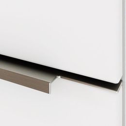 Lomadox Badezimmer Unterschrank 40cm in Matt weiß GHOM-03 mit Softclose-Auszug und Tür, b/h/t ca. 40/79/35 cm - weiß